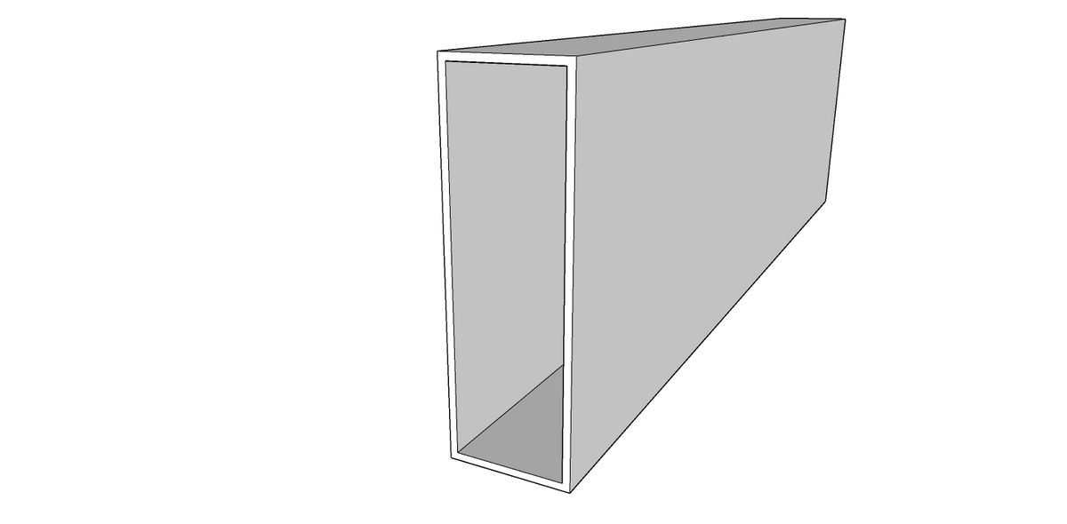 Beam Aluminium RHS 6.5m 200mm x 50mm x 3mm – Quality Home Improvements1