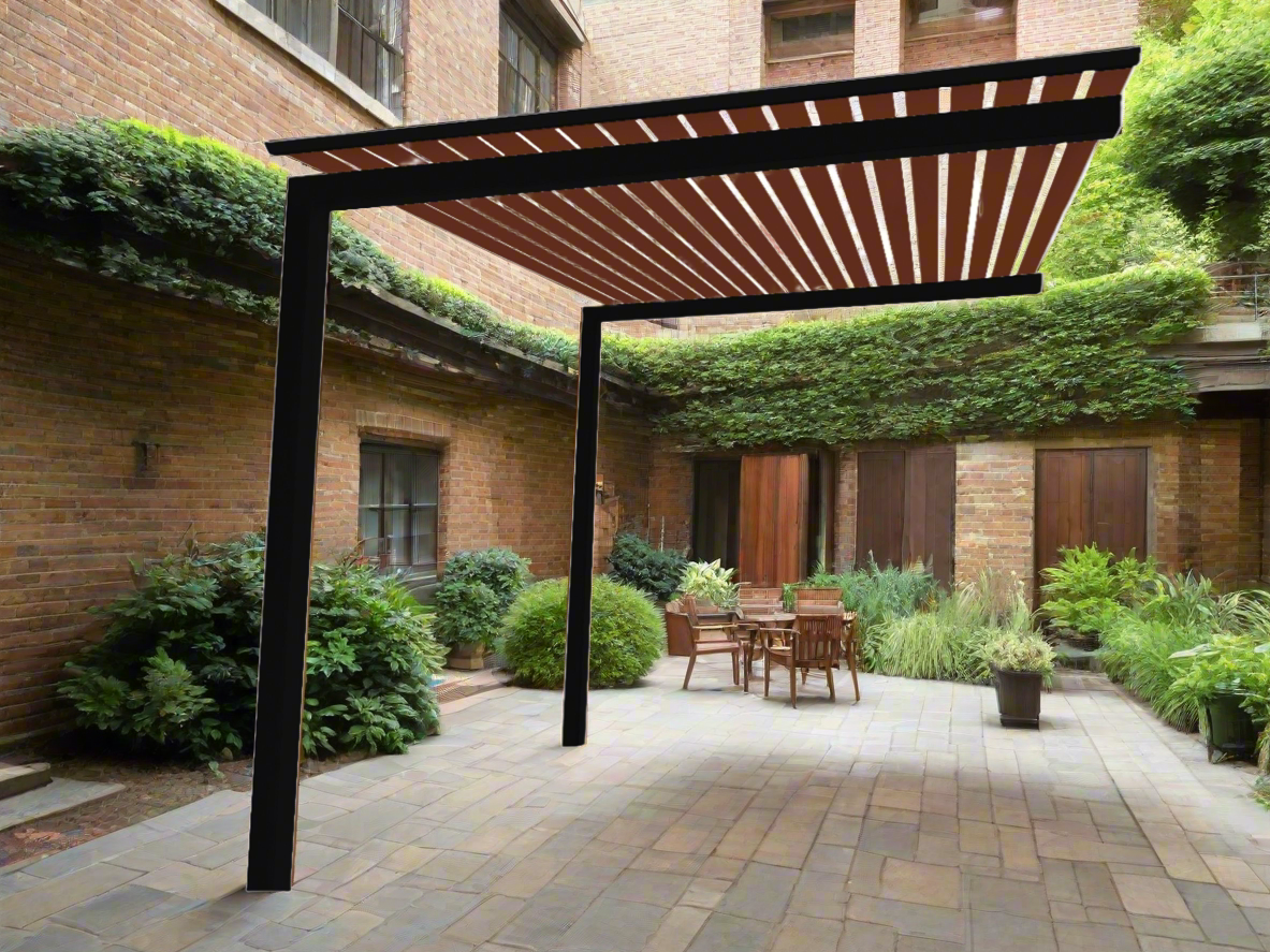 Cantilever Pergola Kit - BlackCedar II the quality Cantilever Pergola ...