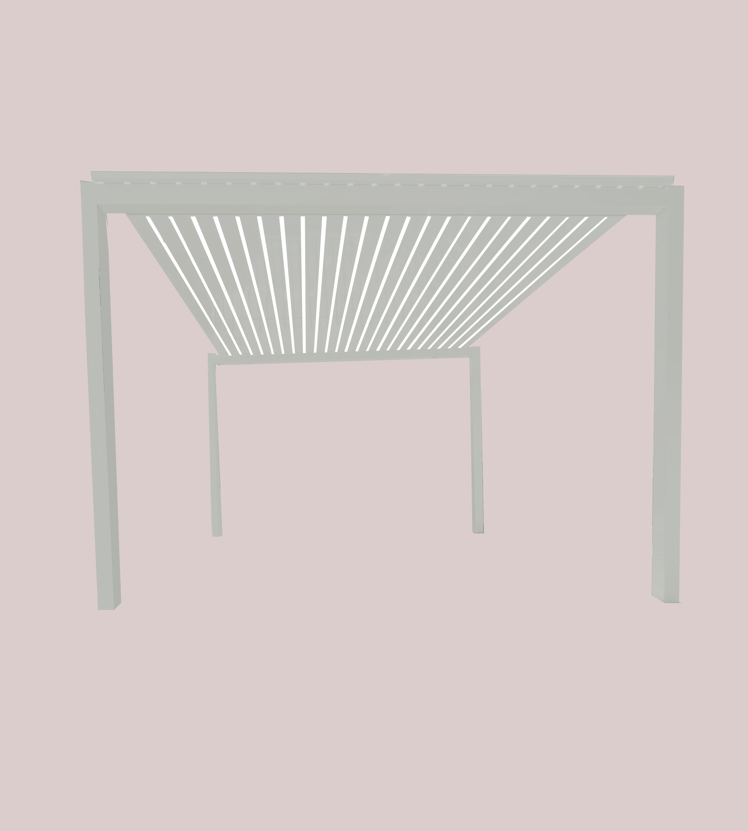 The EuroShade 4 Post Pergola Kit Custom Colour Range 3.2m x 3.2m ...